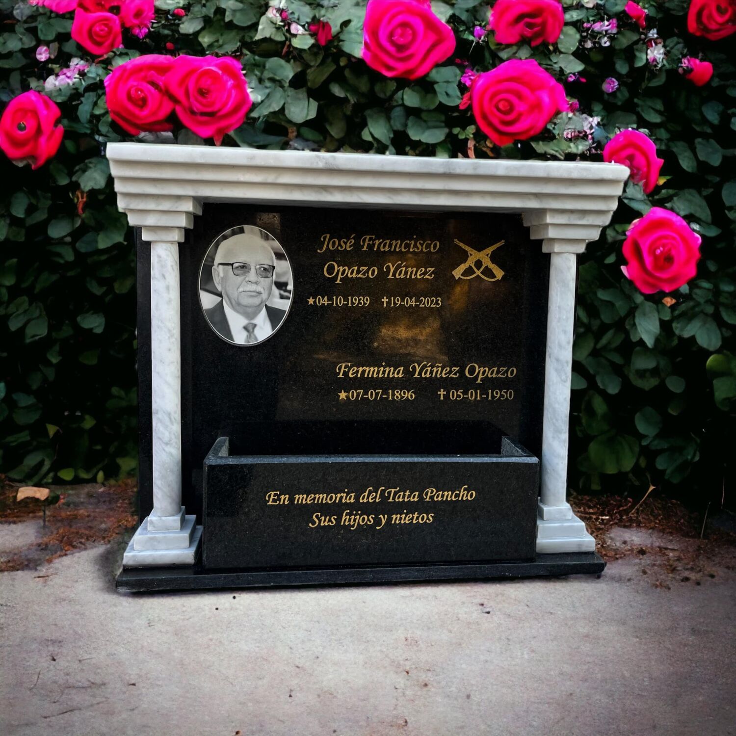 LAPIDA DE NICHO - Modelo 005 - Alma Arte Funerario