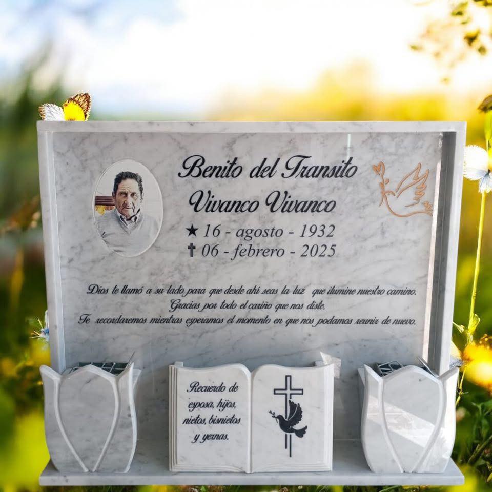 LAPIDA DE NICHO - Modelo 0016 - Alma Arte Funerario